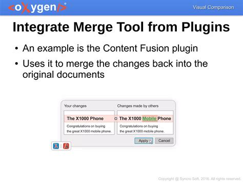 Comparing And Merging Xml Documents In Visual Mode Ppt