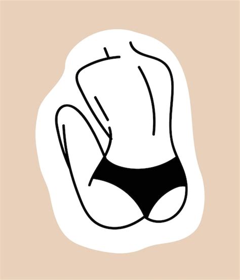 Premium Vector Female Back Icon