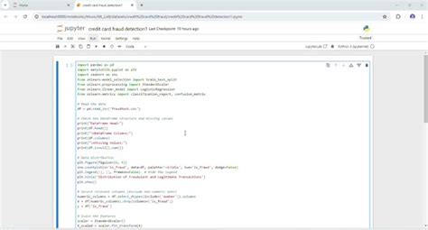 harini c on linkedin task 2 credit card fraud detection codsoft
