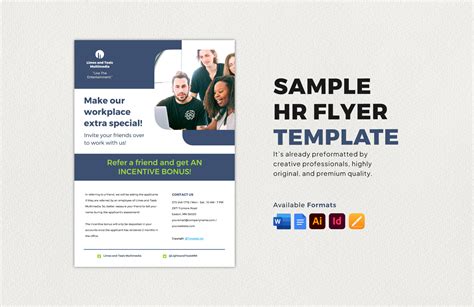 Free Hr Flyer Templates Editable And Printable