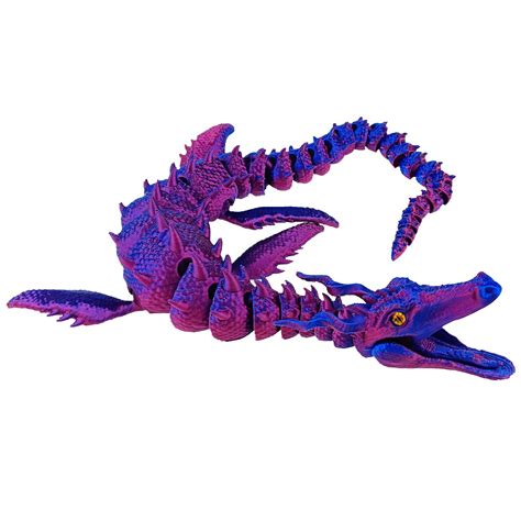 3d Printed Dragonsea Dragon3d Printed Toys3d Printed Rainbow