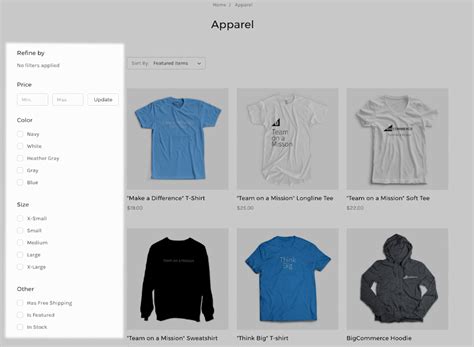 Product Filtering For Bigcommerce Examples Of Faceted Search Product Filtering For Bigcommerce Examples Of Faceted Search