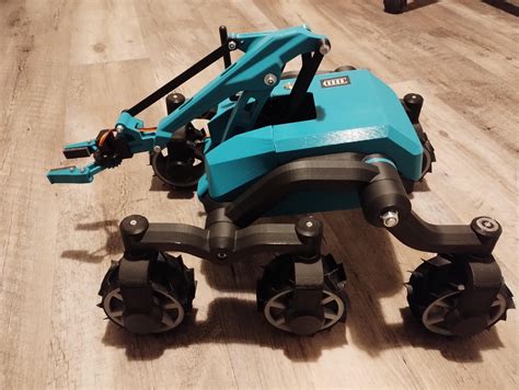 Esp32 Cam Rover With Robotic Arm Por Zdendys Descargar Modelo Stl Gratuito