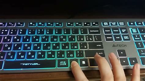 Как регулировать подсветку клавиш на клавиатуре A4Tech: включнние и ...