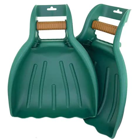 Plastic Hand Held Garden Leaf Scoops Claws Hand Rake Leaf Collector For Picking Up Leaves Grass