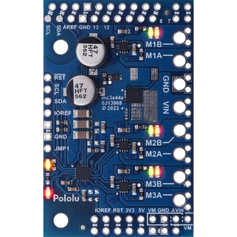 Motoron M3s550 Triple Motor Controller Shield 3 Kanałowy Sterownik Silników Dc Dla Arduino