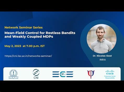 free video mean field control for restless bandits and weakly coupled