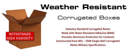 Weather Resistant Corrugated Boxes At Twinsource Supply Corrugated Boxes Weather Resistant