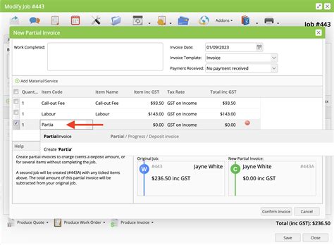 Creating Deposit Invoices Workm8