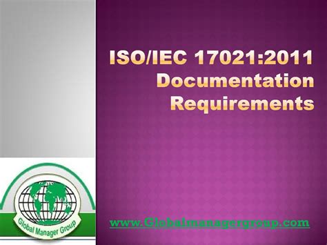 ISO IEC Documentation Requirements By Global Manager Group Issuu