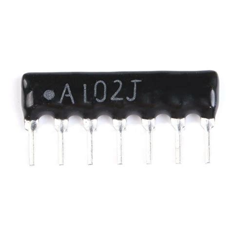 Thick Film Network Resistor 18w ±5 Sip 7 Lot10 Pcs Satistronics