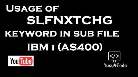 what is the use of sflnxtchg keyword in sub file ibm i yusy4code