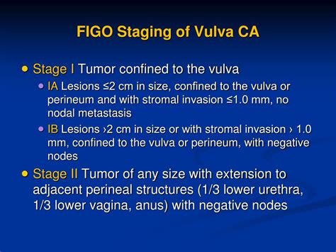 Vulvar Cancer Staging