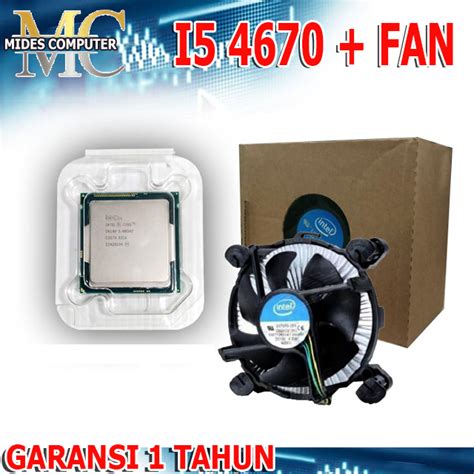 Jual Processor Intel Core I5 4670 Fan Intel Ori Shopee Indonesia