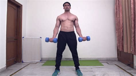 Dumbbell Standing Biceps Curl Exercise Guide Parambodyfitmind