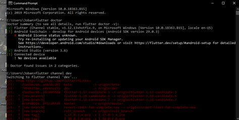 Error While Installing And Running Command Prompt · Issue 56184 · Flutterflutter · Github