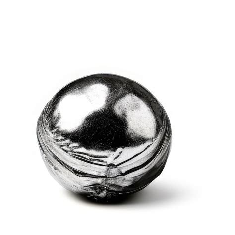 Premium Ai Image Silver Candy Sweet Sugar In White Background