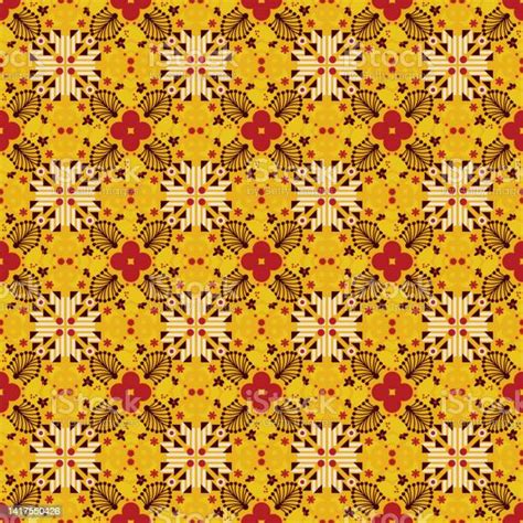 정원 자연 이음새가 없는 패턴 꽃 배경 다마스크 원주민 장식품 예술 0명에 대한 스톡 벡터 아트 및 기타 이미지 0명 고대의 골동품 Istock