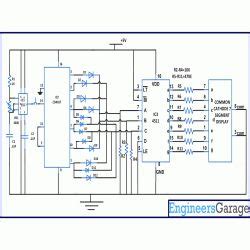 Random Number Generator Using Segment Display Segmentation Number Generator Electronics