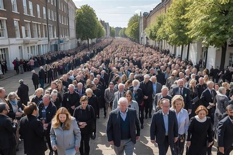 People Taking Part Of High Protocol Event Premium Ai Generated Image