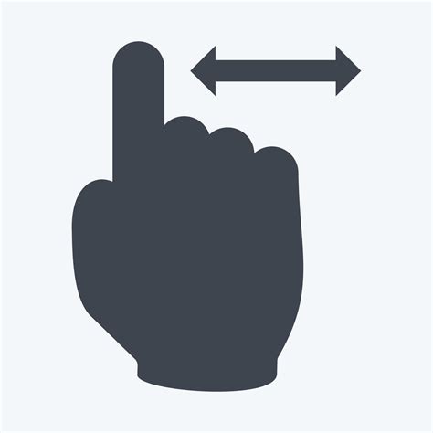 Icon Vertical Scroll 2 Glyph Style Simple Illustration Editable Stroke 4741100 Vector Art At