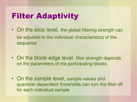 Ppt Adaptive Deblocking Filter In H264 Powerpoint Presentation Free