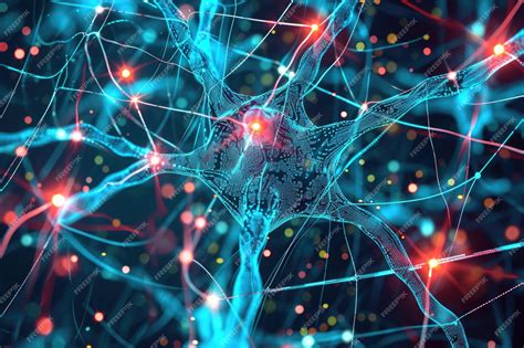 premium photo computer generated image of a human brain showing