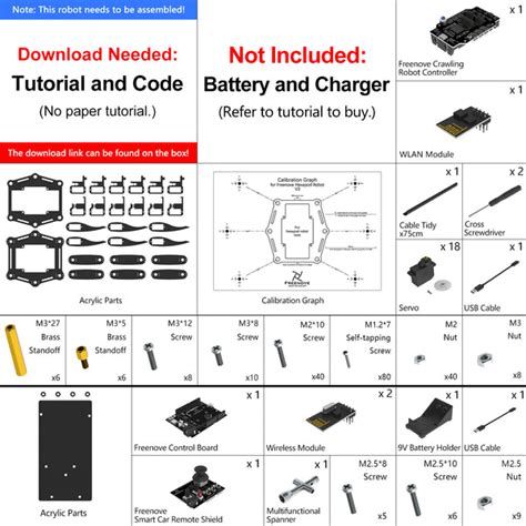 Freenove Hexapod Robot Kit Compatible With Arduino Ide