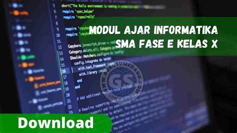 Modul Ajar Informatika Sma Fase E Kelas X Guru Sumedang