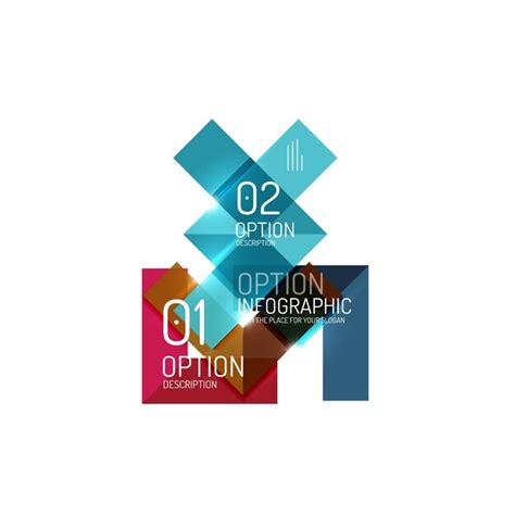 Premium Vector Vector Geometric Abstract Infographic Background