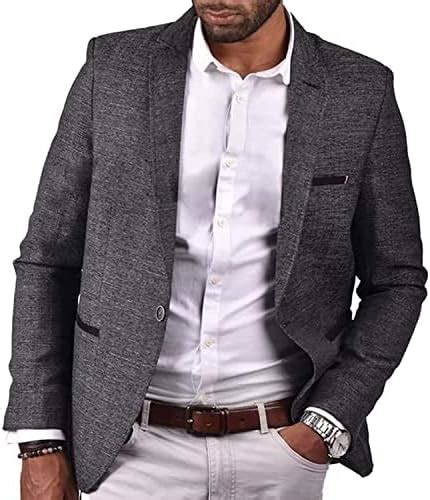 سعر بليزر كاجوال، بليزر للرجال رمادي 50 فى مصر بواسطة امازون مصر