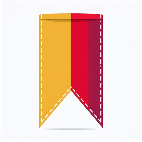 Premium Vector Classic Ribbon Bookmark Icon
