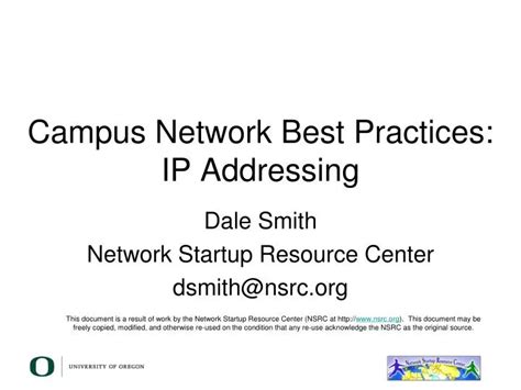 PPT Campus Network Best Practices IP Addressing PowerPoint Presentation ID