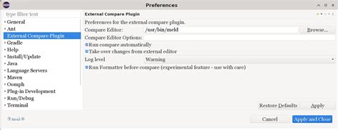 External Compare Eclipse Plugin