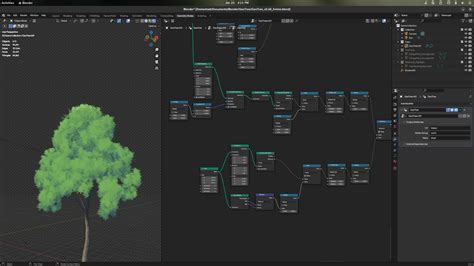 Geotree Procedural Trees In Geometry Nodes 516 By Renzatic Blender And Cg Discussions