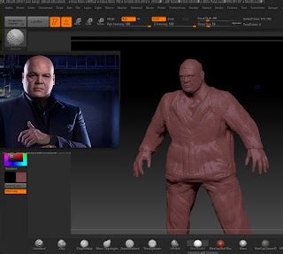 Sculpting Wilson Fisk