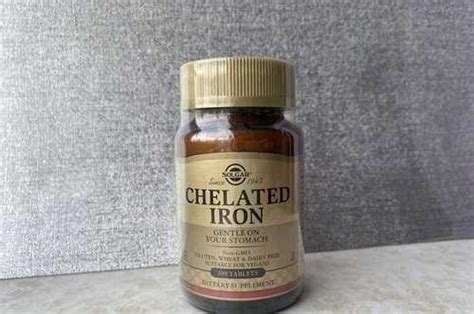 Solgar Chelated Iron Хелатное железо 25 мг, 100 шт | Festima.Ru ...