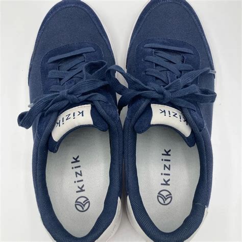 Kizik Shoes Kizik Prague Handsfree Sneakers Womens 85 Blue White