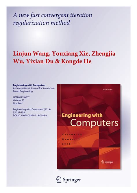 Pdf A New Fast Convergent Iteration Regularization Method