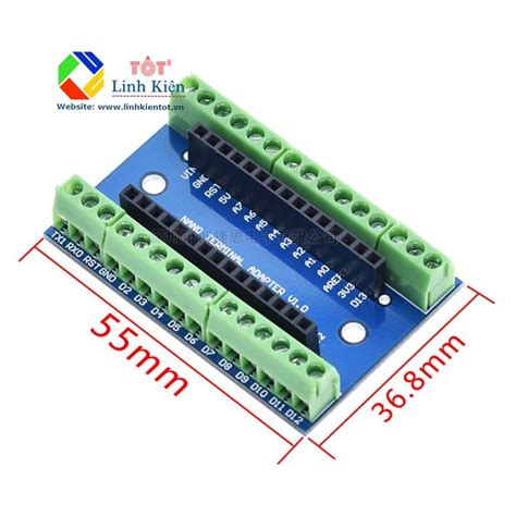 shield io arduino nano board mở rộng chân arduino nano