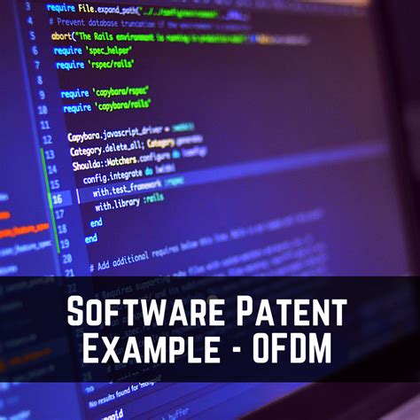 Software Patent Example Orthogonal Frequency Division Multiplexing