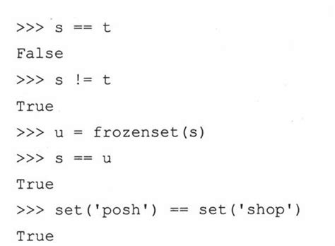 第7章 映像和集合类型 Python 核心编程 第二版