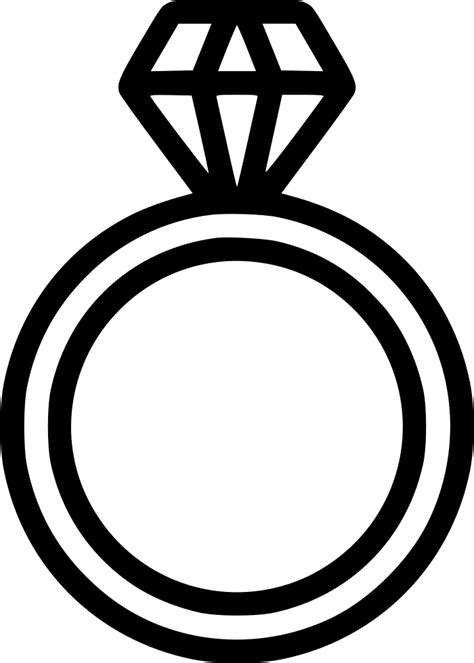 Engagement Ring Silhouette At Getdrawings Free Download