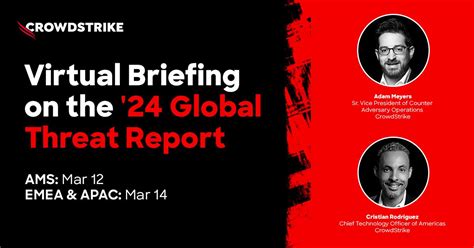 Crowdstrike Svp Of Counter Adversary Operations Adam Meyers And Cto Of