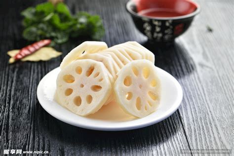 藕片摄影图传统美食餐饮美食摄影图库昵图网