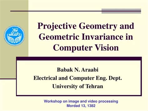 Ppt Projective Geometry And Geometric Invariance In Computer Vision Powerpoint Presentation