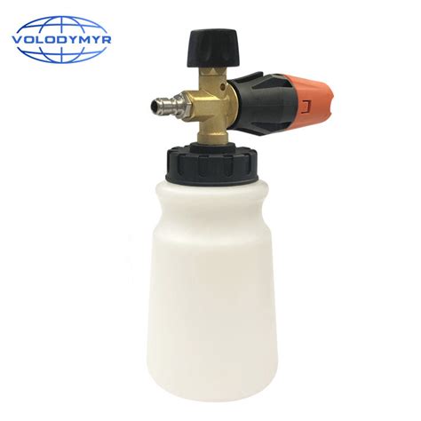 자동차 워셔 폼 노즐 세차 폼 건 스노우 포머 랜스 폼 건 자동차 물 비누 샴푸 스프레이 자동차 청소 자동차 세척 및 유지 보수