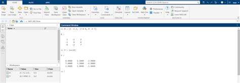 Software Matlab Función Inv