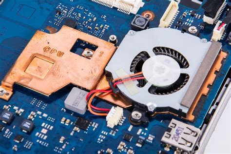 Cpu Fan Socket On Motherboard Stock Photo Image Of Harddisk Disk