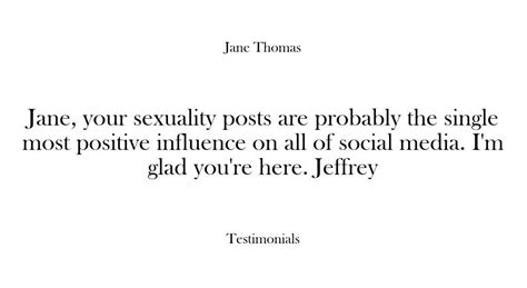 Jane Thomas On Linkedin Sexed Janethomas Sexpositive Writer